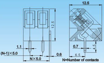 Клеммные колодки для печатных плат :: ДАРТ Электроникс
