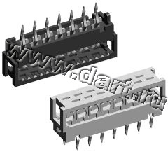 4409-XX серия, колодка на плоский кабель (шлейф) для монтажа в ...